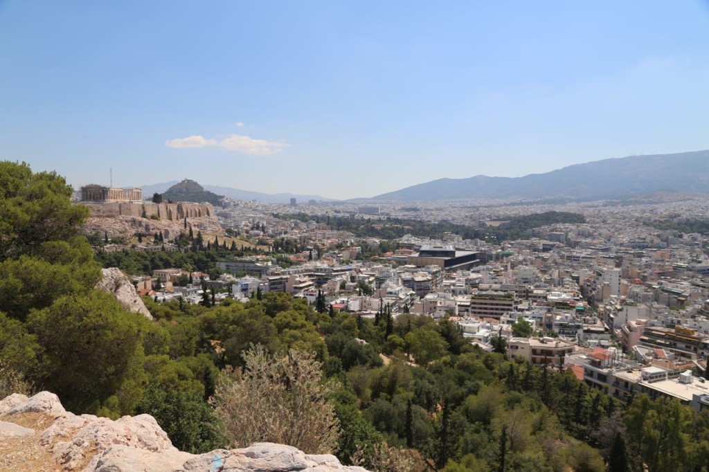 view from Filopappou Hill, Athens – Geeky Girl Engineer